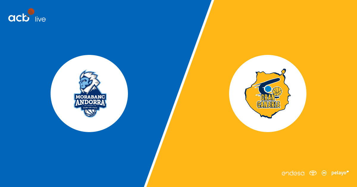 MoraBanc Andorra vs Dreamland Gran Canaria 31 ene 2026 | ACB Live ...